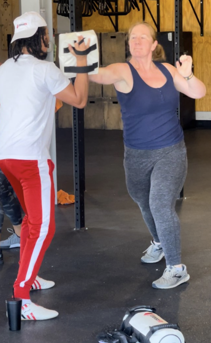 Boxing lessons with Gilbert